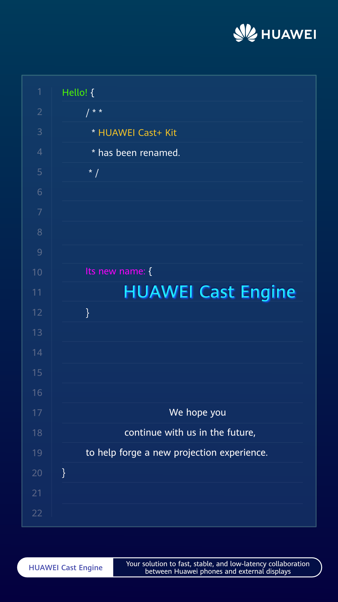 News | HUAWEI Cast+ Kit Is Getting a New Name: Cast Engine | XDA Forums